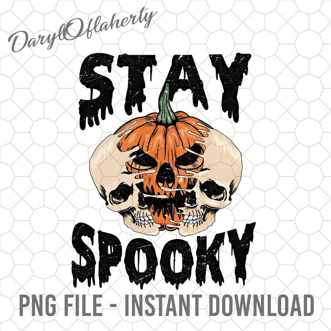 Stay Spooky Png, Spooky Season Png, Spooky Pumpkin Png, Halloween ...