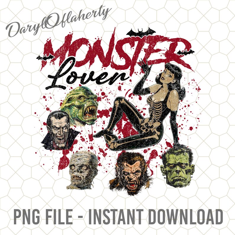 Monster Lover Png, Halloween Monster Png, Halloween Horror Png ...