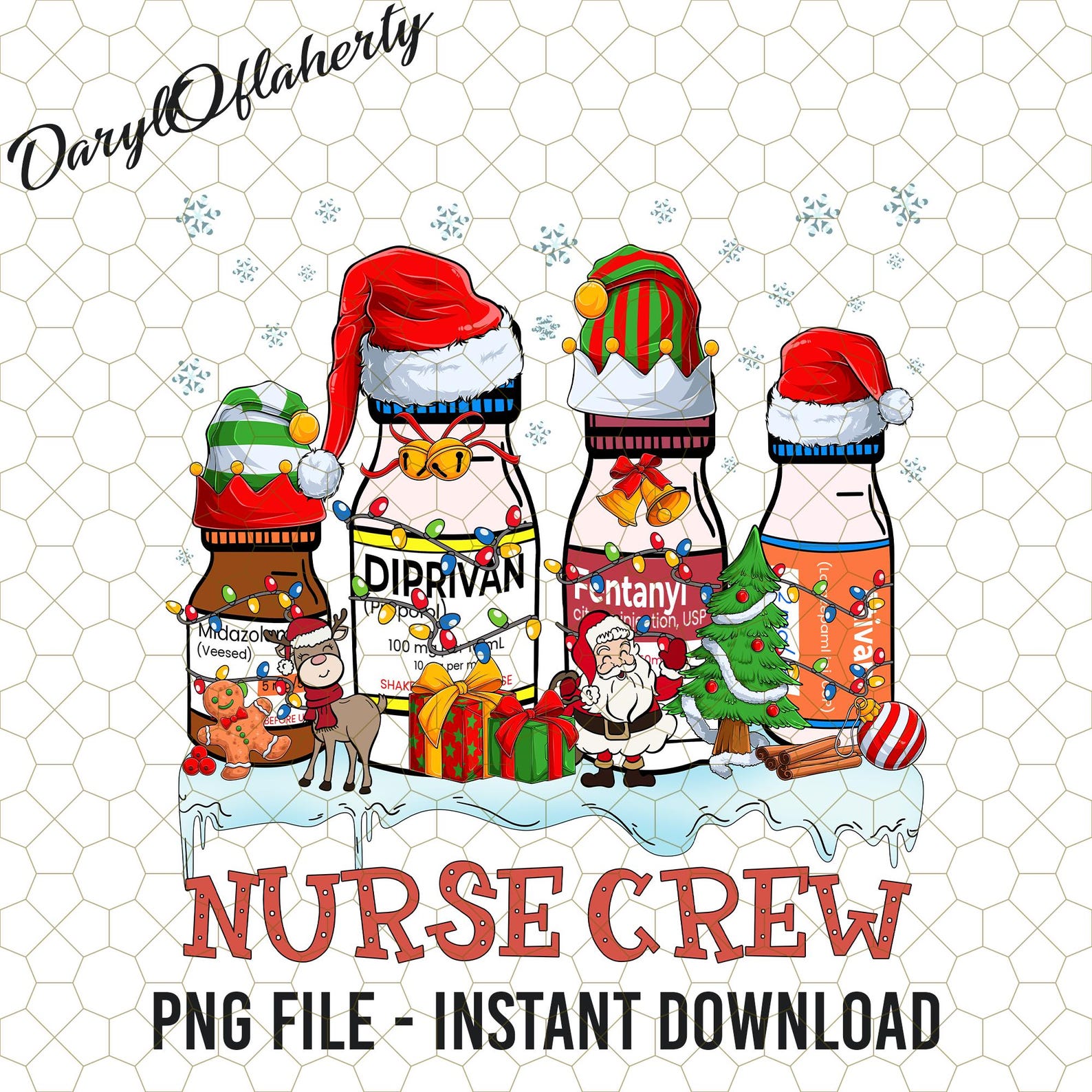 Nurse Crew Png, Boo Boo Crew Nurse Christmas Png, Christmas Nurse Png ...