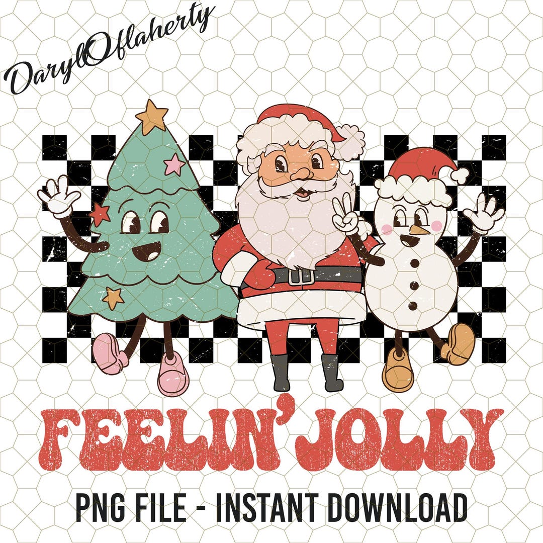 Feelin' Jolly Png, Holly Jolly Png, Merry Christmas Png, Snowman Png ...