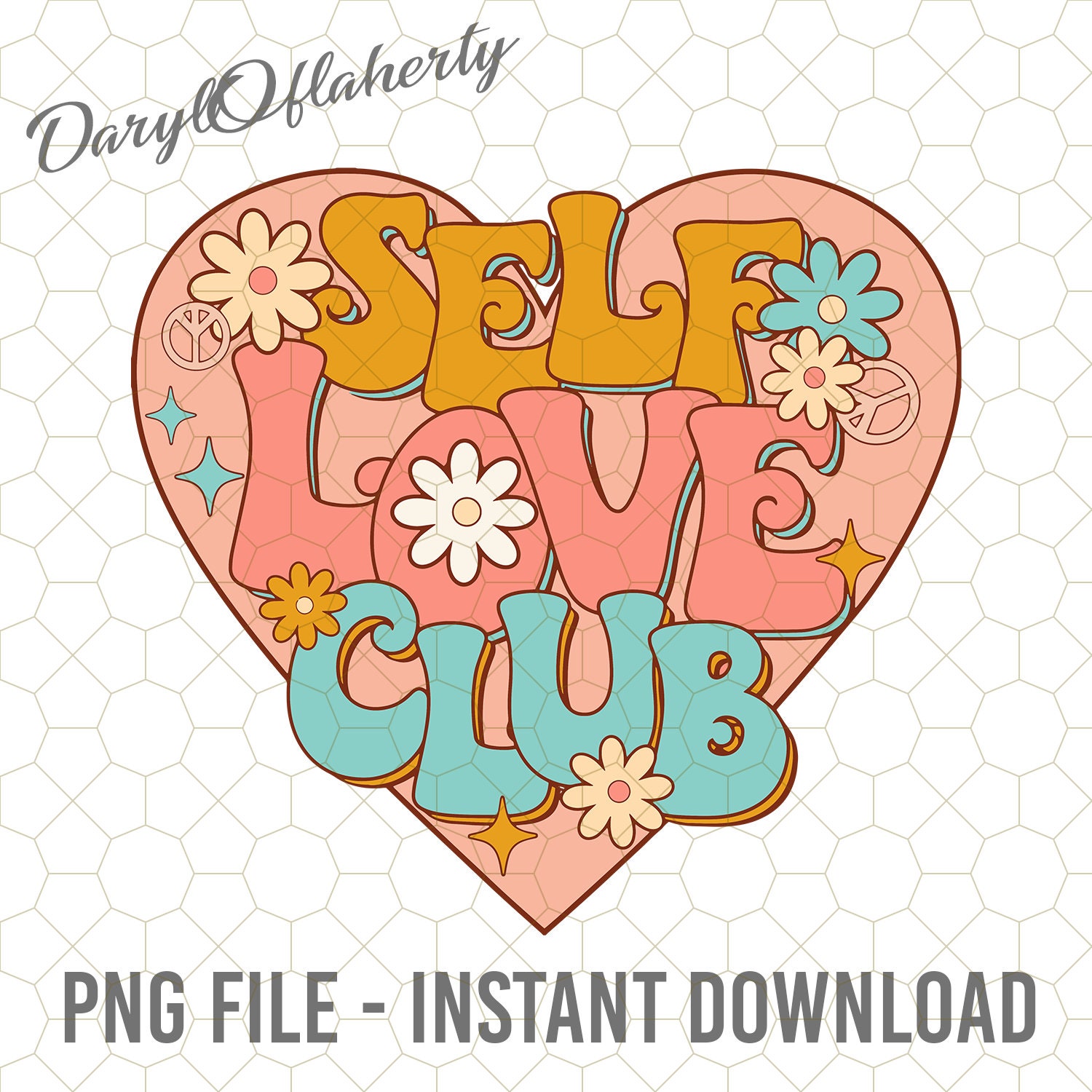 Self Love Club Png, Mental Health Png, Valentine Png, Happy Valentine's ...
