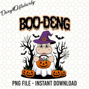 Boo Deng Png, Moo Deng Halloween Png, Cute Moo Deng Png, Pumpkin Moo ...