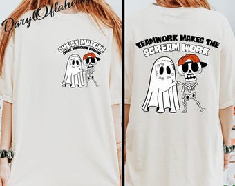 Teamwork Makes the Scream Work Png, Ghost Malone Png, Halloween Ghost ...