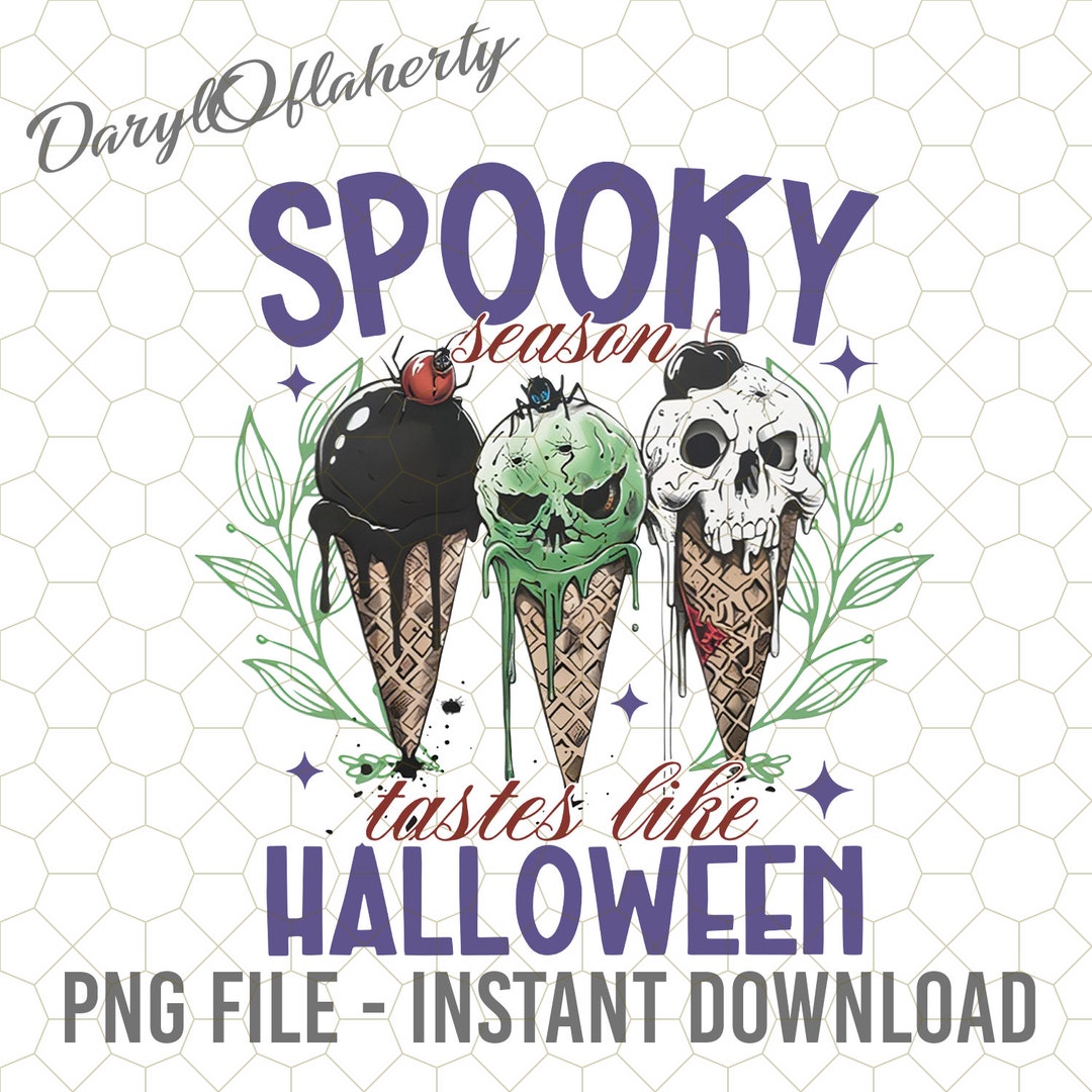Spooky Season Tastes Like Halloween Png, Spooky Season Png, Halloween ...