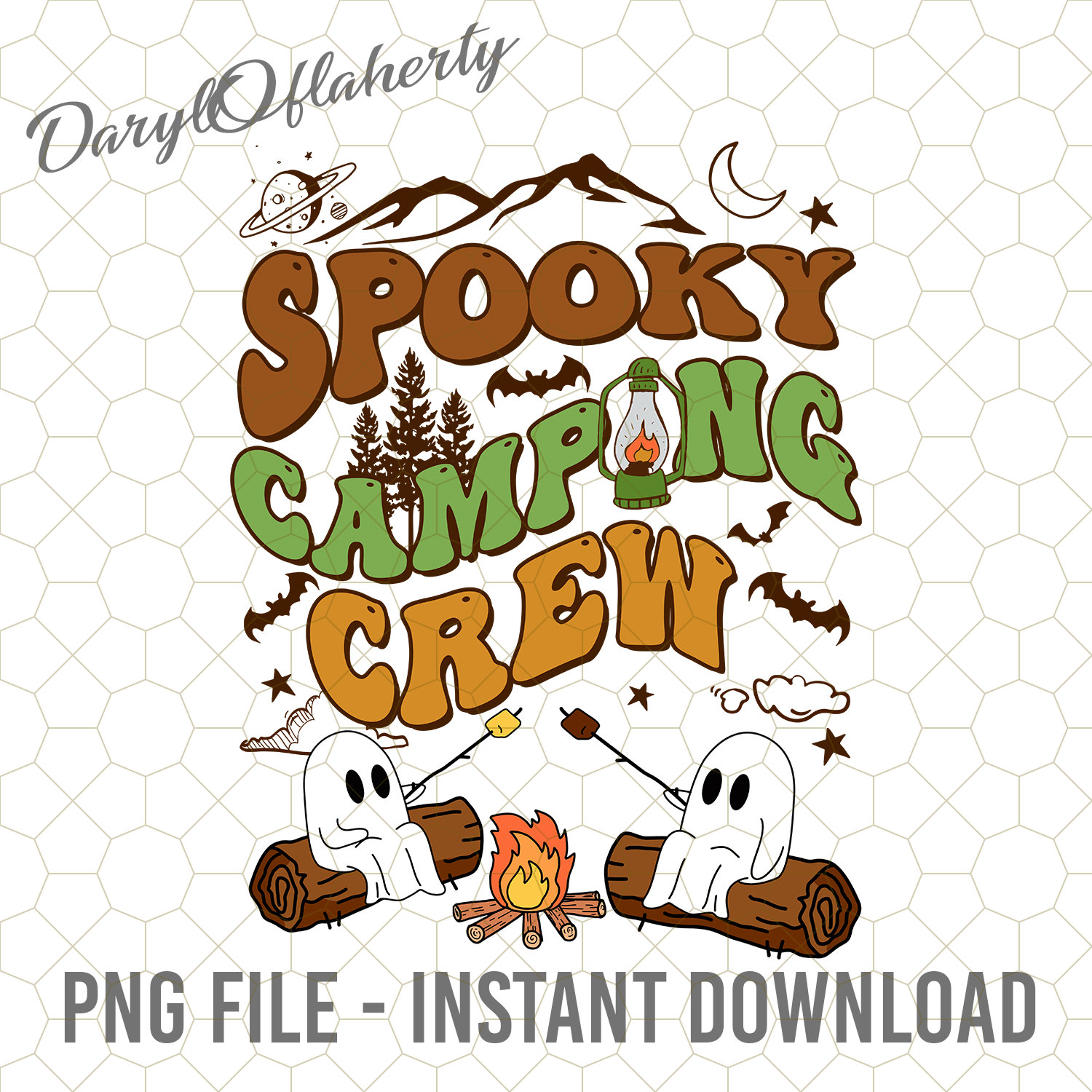 Spooky Camping Crew Png, Boo Crew Png, Happy Campoween Png, Spooky ...