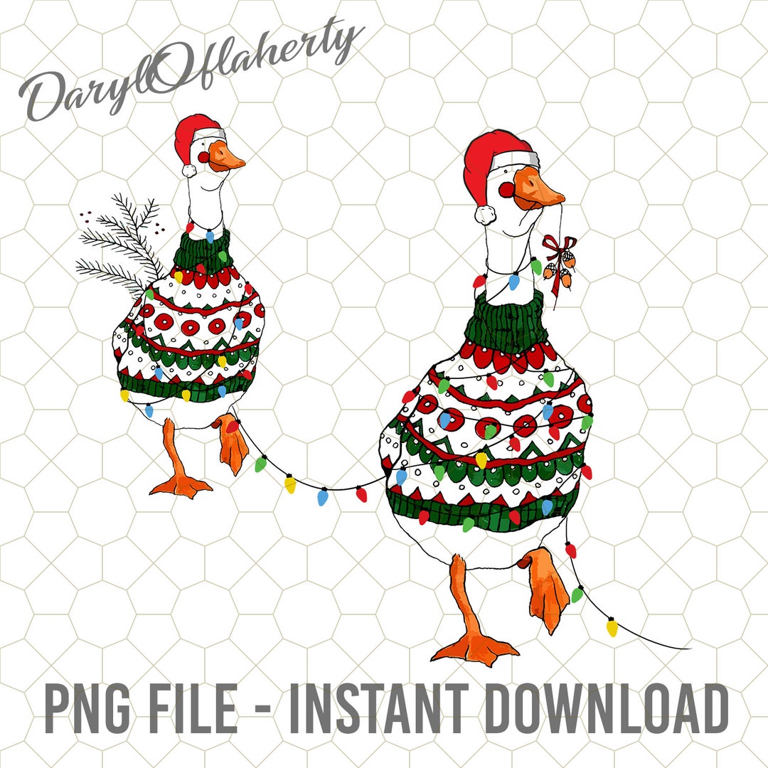 Cute Duck Christmas Png, Cute Duck Png,duck Christmas Png, Animal Lover ...