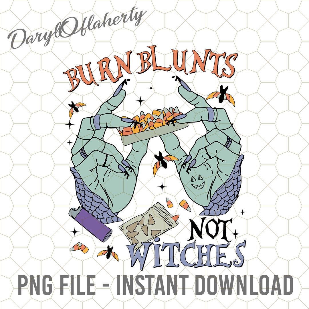 Burn Blunts Not Witches Png, Candy Corn Blunt Png, Halloween Costume ...