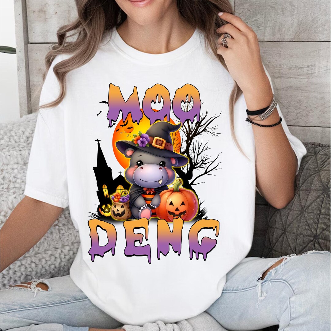 Boo Deng Png, Moo Deng Halloween Png, Cute Moo Deng Png, Pumpkin Moo ...