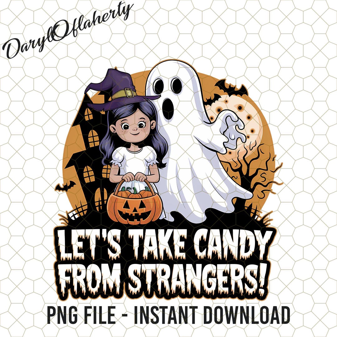 Let's Take Candy From Strangers Png, Great Pumpkin, Vintage Halloween ...