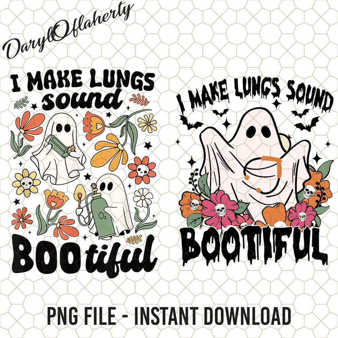 I Make Lungs Sound Bootiful Png, Spooky Nurse Png, Boo Boo Crew Png ...