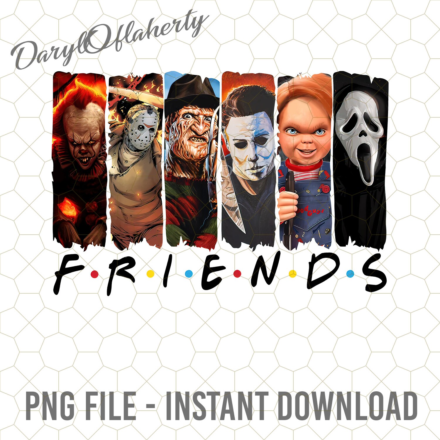 Friends Horror Movie Png, Halloween Horror Png, Horror Character Png ...