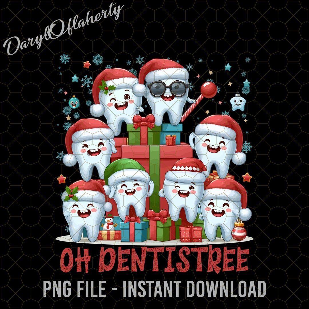 Oh Dentistree Png, Dental Assistant Squad, Teeth Christmas Png, Dentist ...