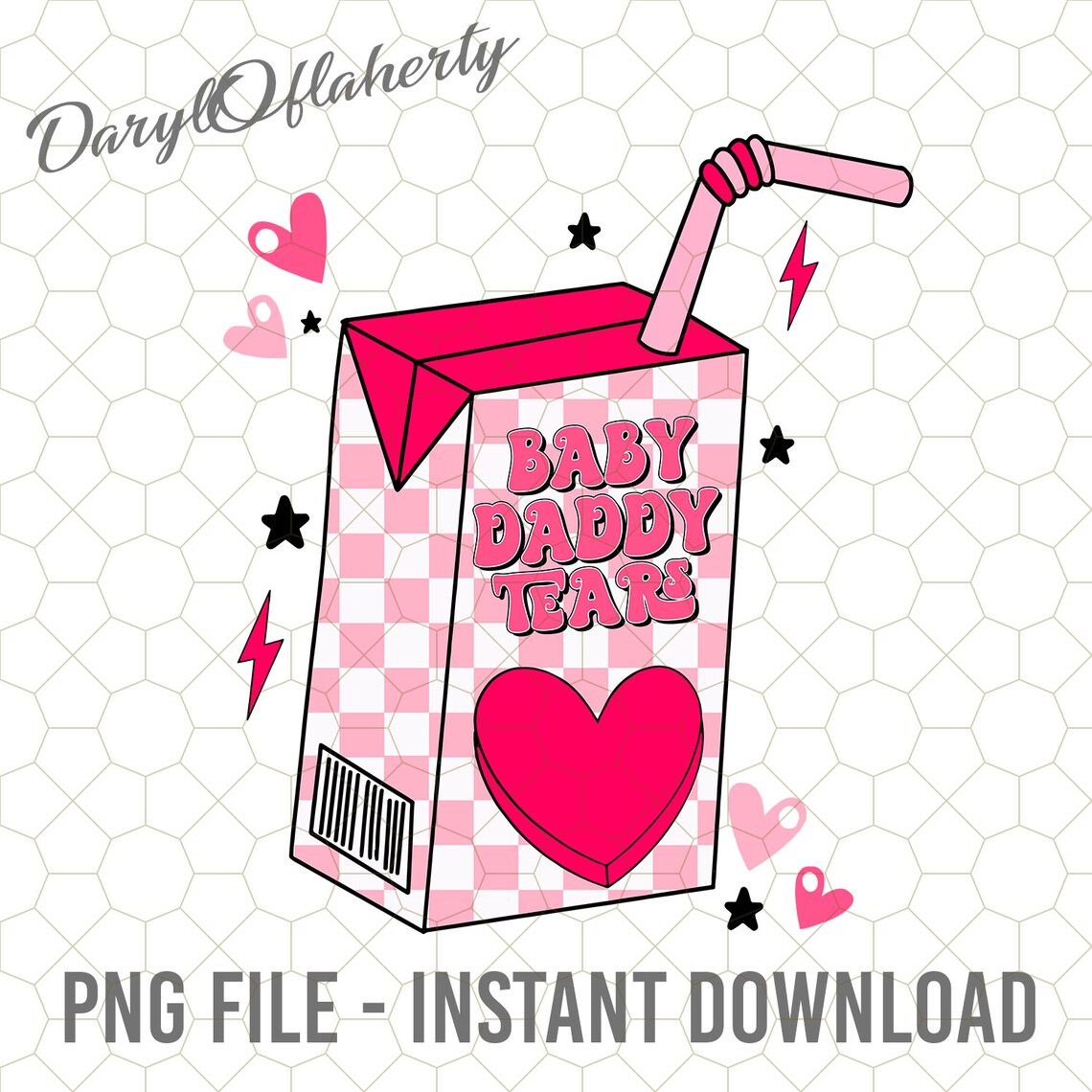 Baby Daddy Tears Png, Tears Juice Box Png, Father's Day, Womens ...