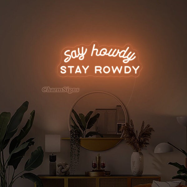 Neon Sign Typography - Etsy