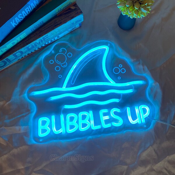 Bubbles up Neon Sign - Etsy