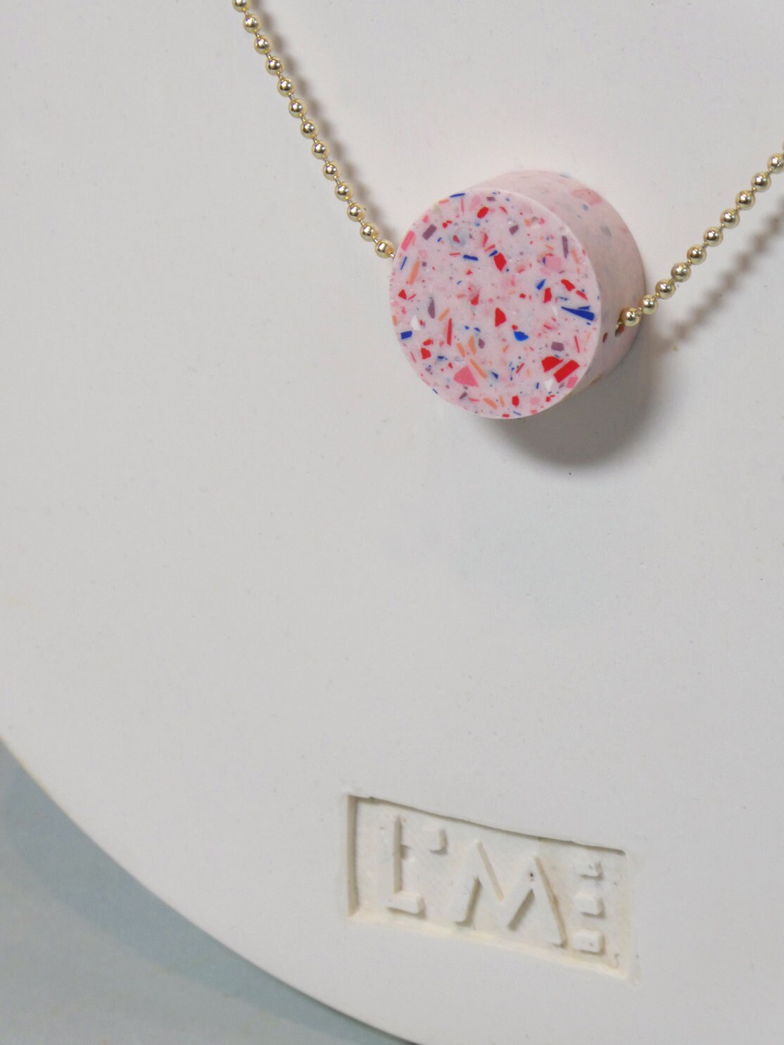 Unique Bead Single Terrazzo Style Jesmonite Bead on Ball - Etsy