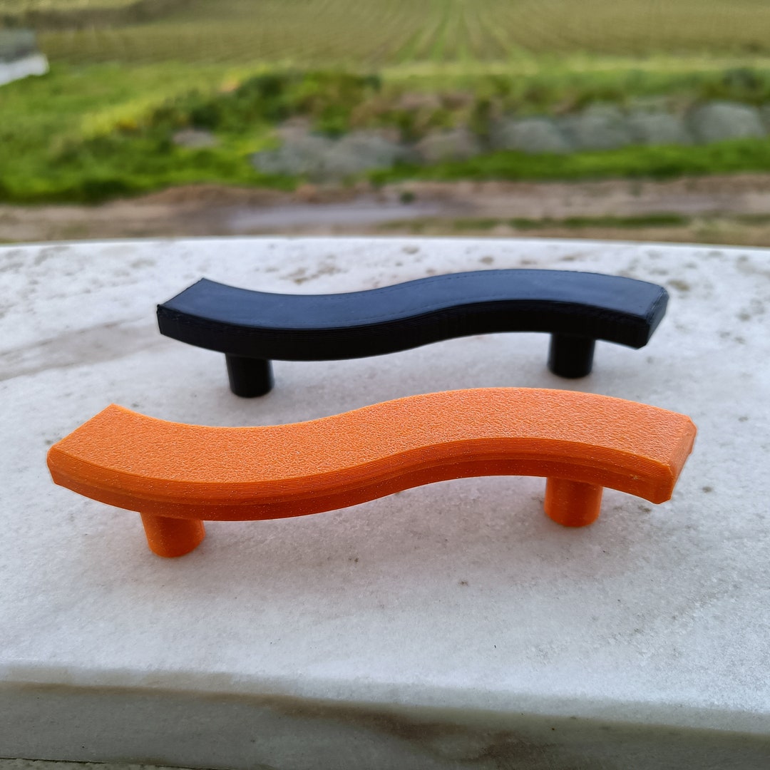 Wavy Handle - All Purpose - Diy Drawer, Door, Cabinet - Many Colors ...