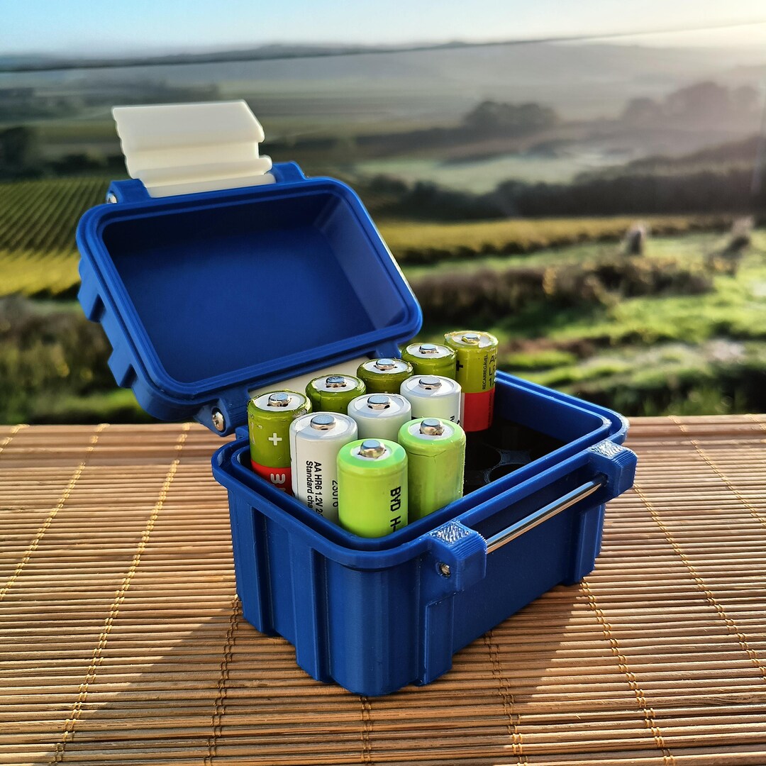 Rugged Box for Batteries Storage AA or AAA - Original Christmas Gift - Etsy