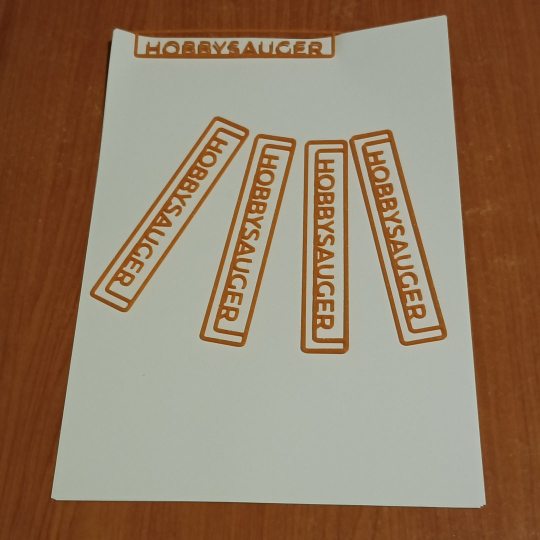 5 Pieces Personalized 3D Printed Paper Clip With Text - Etsy