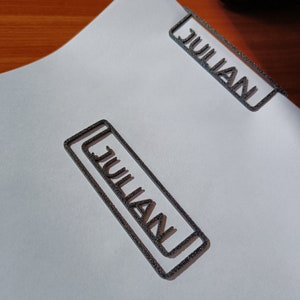 5 Pieces Personalized 3D Printed Paper Clip With Text - Etsy