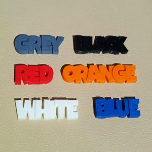 5 Pieces Personalized 3D Printed Paper Clip With Text - Etsy