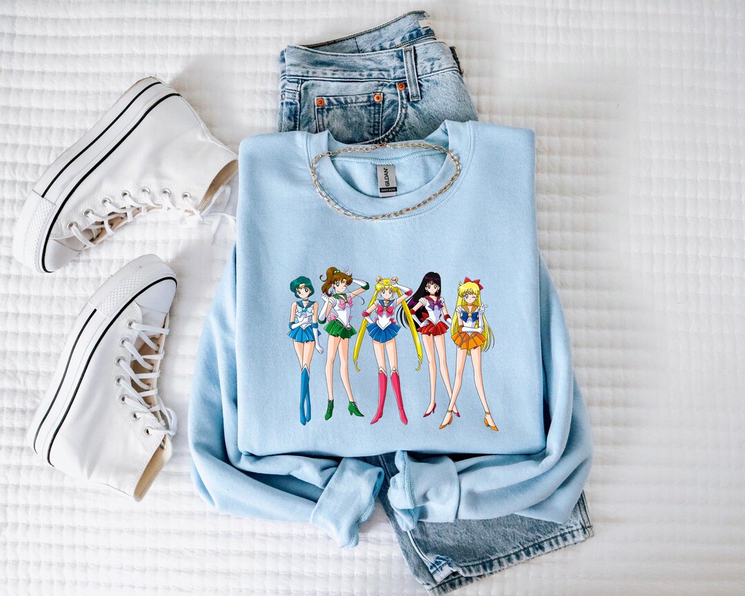 Vintage Sailor Moon Sweatshirt, Retro Anime Crewneck, 90s Sailor Moon ...