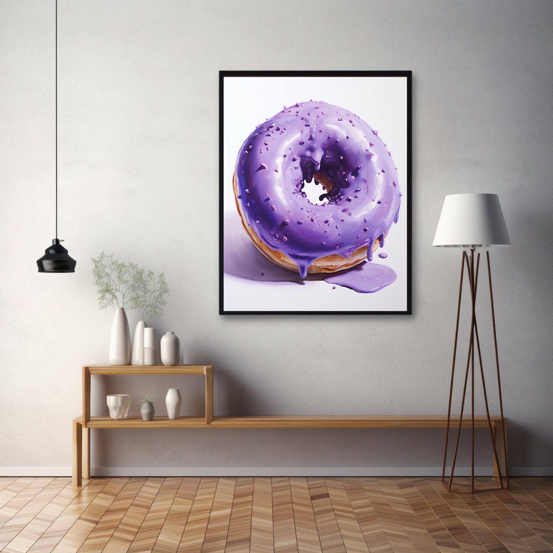 Ube Delight -- Elegant Digital Print | Pop Art | High Quality Art ...