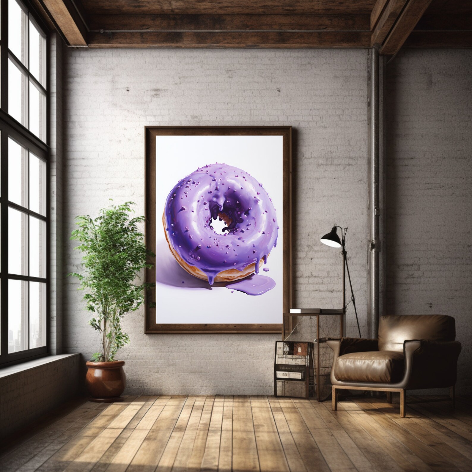 Ube Delight -- Elegant Digital Print | Pop Art | High Quality Art ...