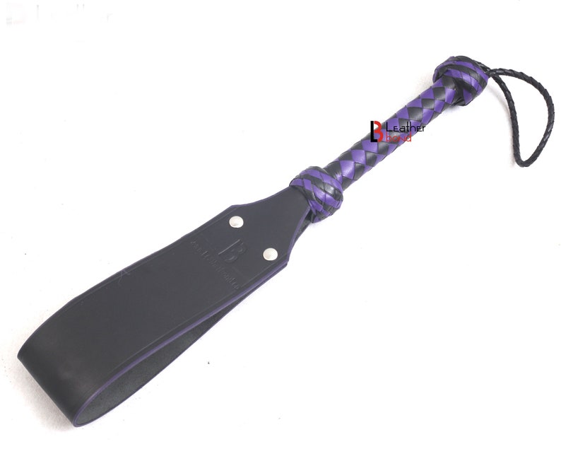 BDSM Paddle Slapper Thick, Medium Weight Hand Made 2 Layer Real Cowhide ...