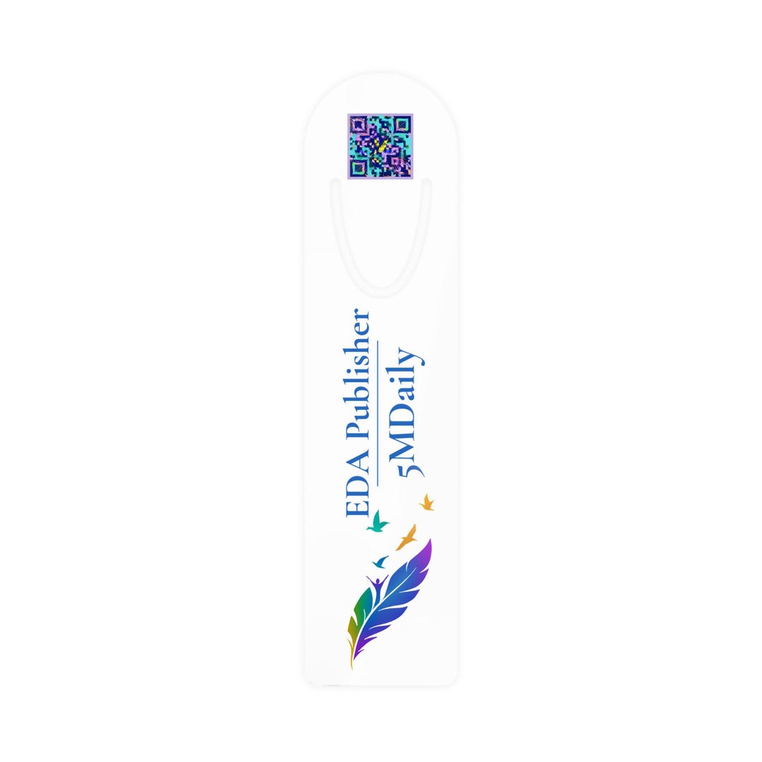 QR Code Metal Bookmark: Colorful Book Lover Gift - Etsy