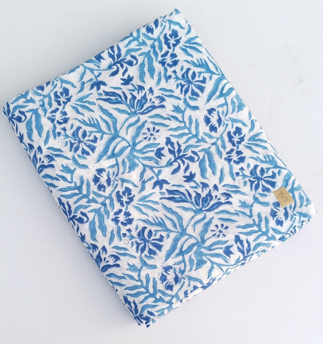 Hand Block Print Cotton Fabric: Indian Floral Print, 44" Wide - Etsy