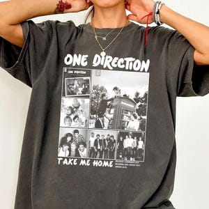 Greaphic One Direction Band Shirt, One Direction Album Music Shirt, One ...