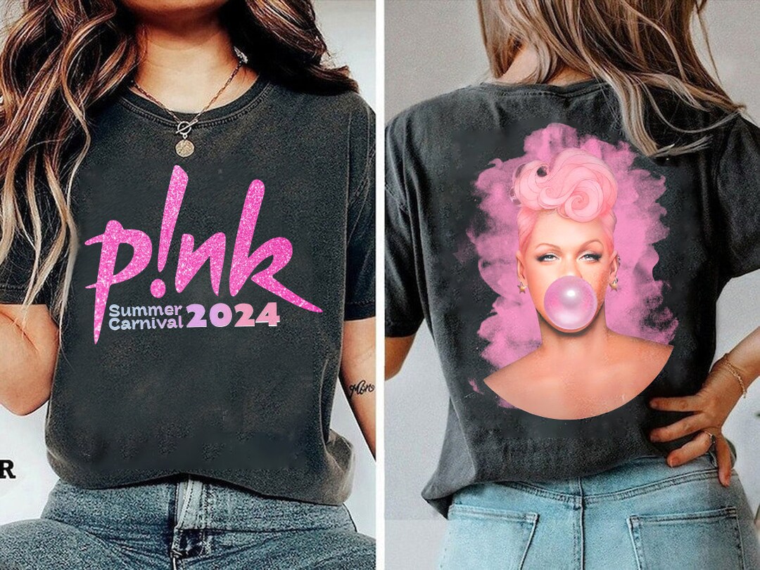 2 Sides Pnk Pink Summer Carnival 2024 Shirt, Pnk Music Festival Apparel ...