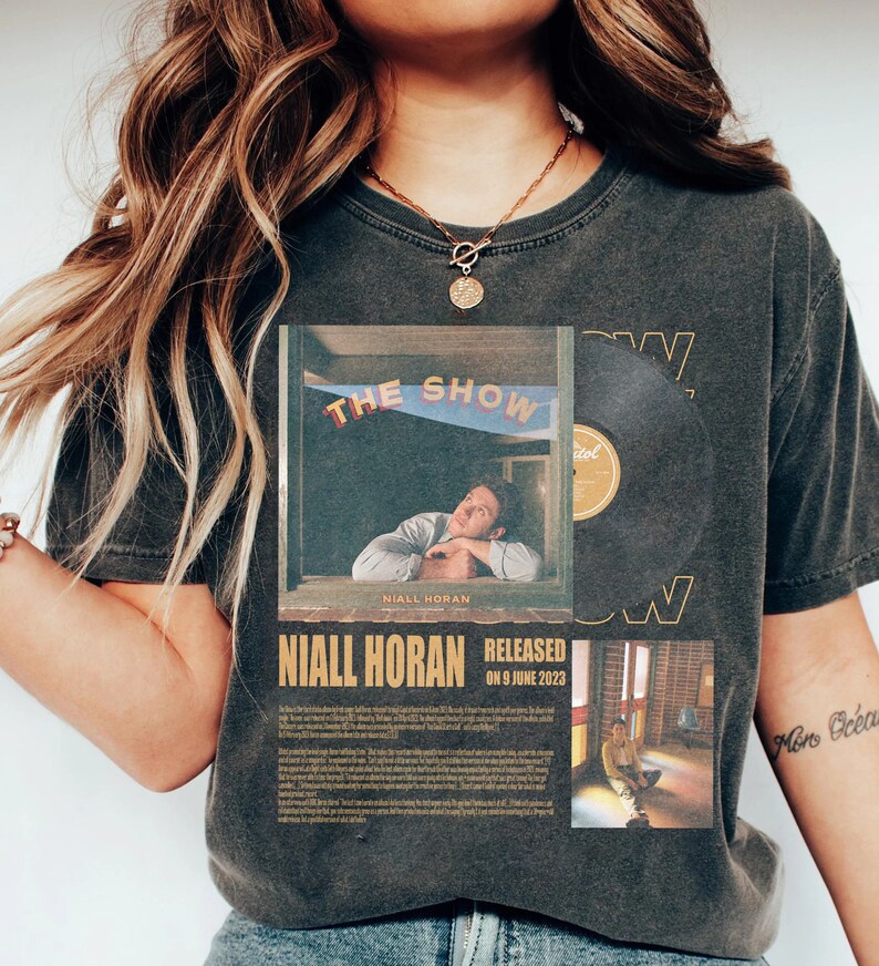 Vintage Niall Horan 90s Bootleg Shirt, the Show Live on Tour 2024 Niall ...
