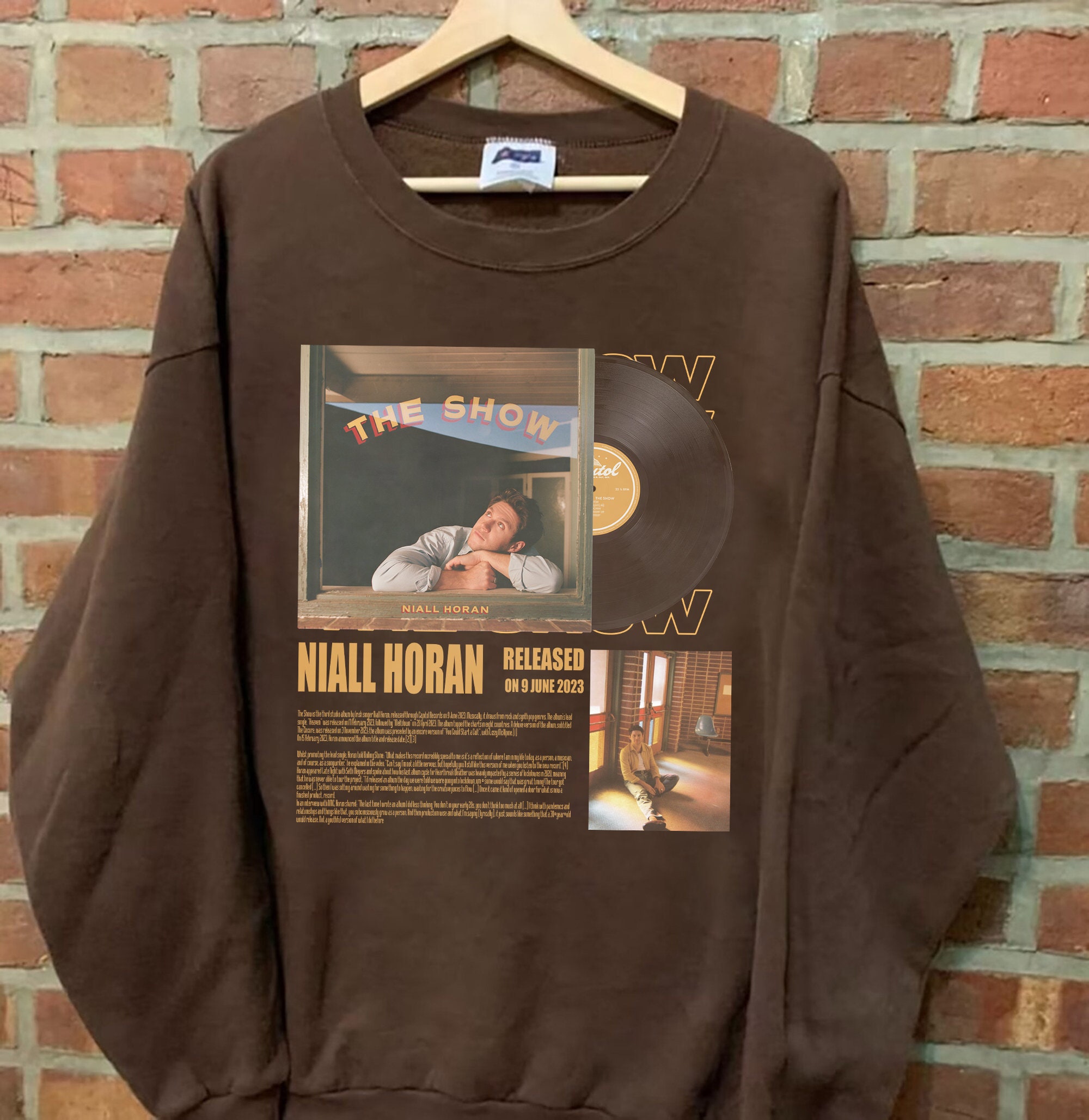 Vintage Niall Horan 90s Bootleg Shirt, the Show Live on Tour 2024 Niall ...