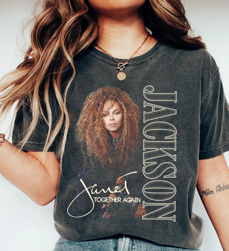 Janet Jackson Bootleg Merch, Together Again Tour Janet Jackson 90s ...