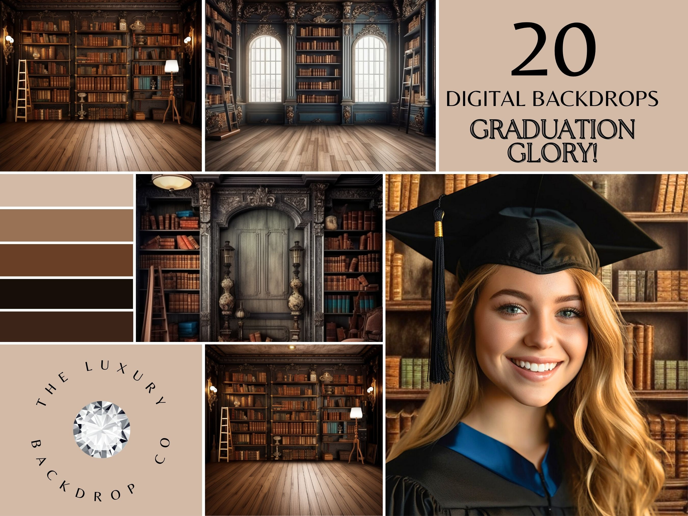 Graduation Studio Background