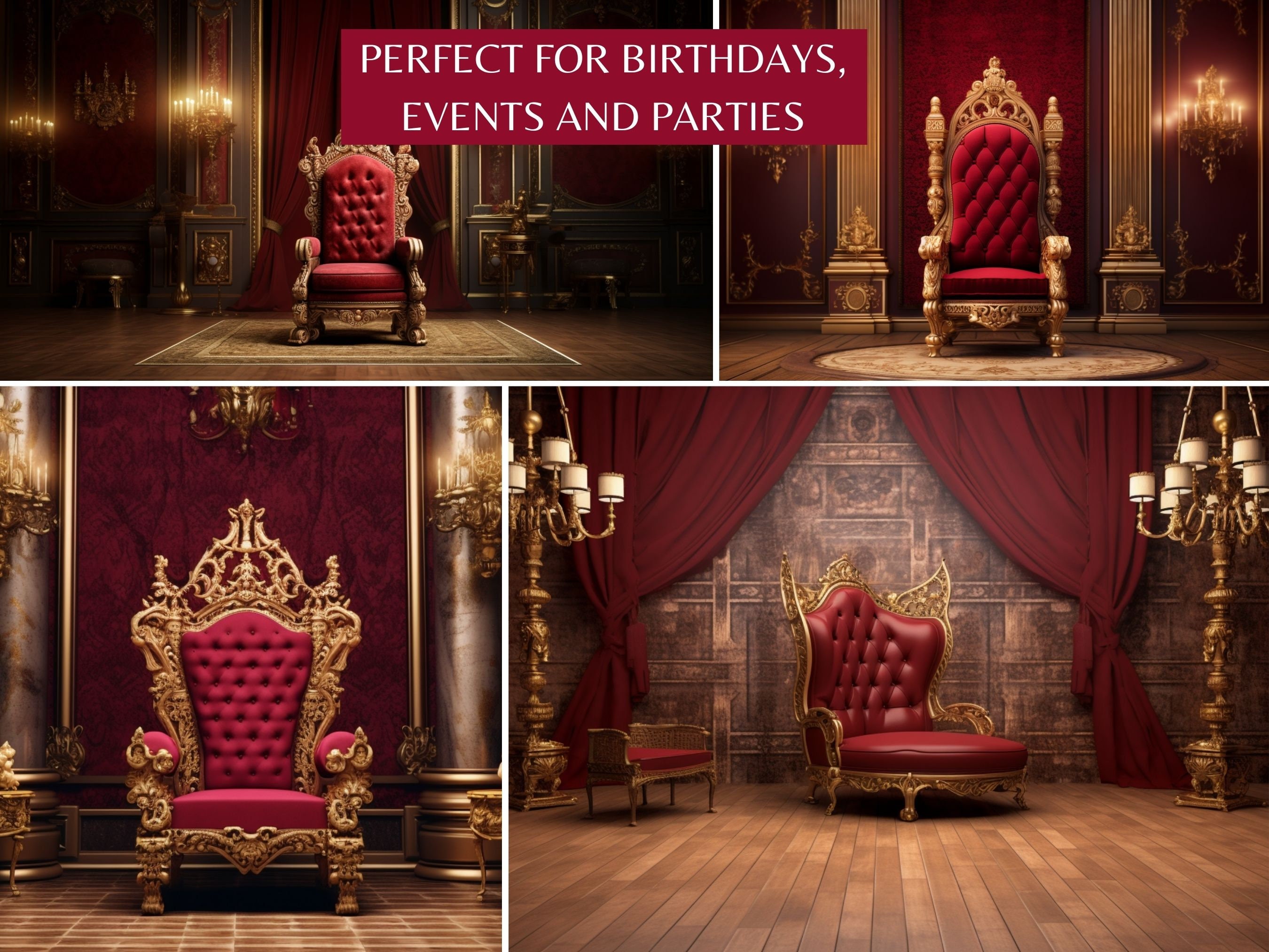 Red Digital Backdrops for Pets Cats and Dogs Background - Etsy