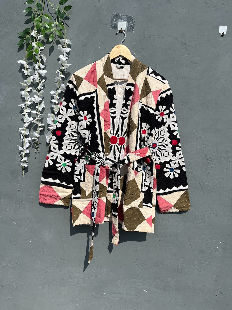 Cutwork Handmade Cotton Jackets Multi-colored Jacket With - Etsy