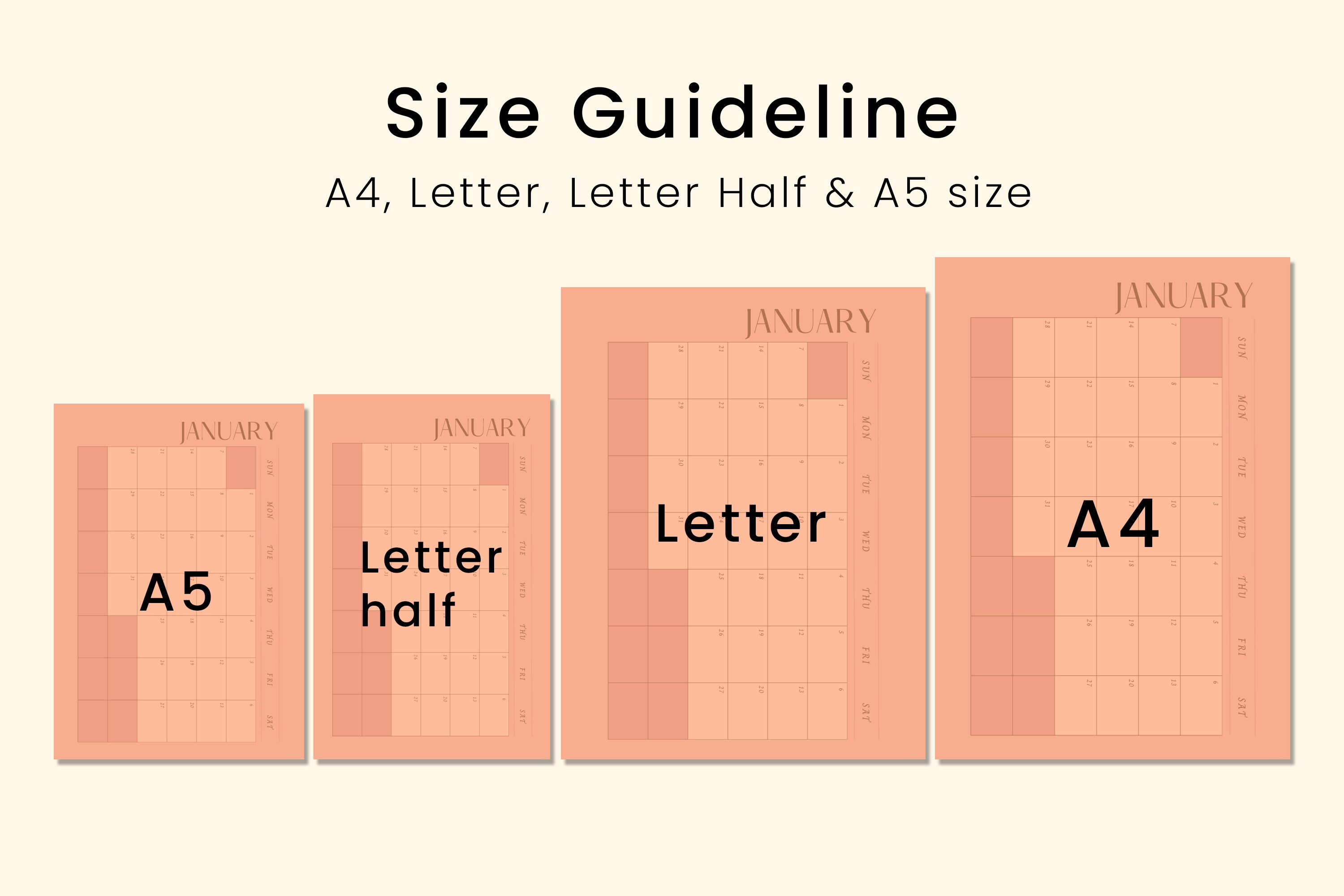 Monthly Calendar 2024, Fillable PDF, Digital Download, Printable - Etsy