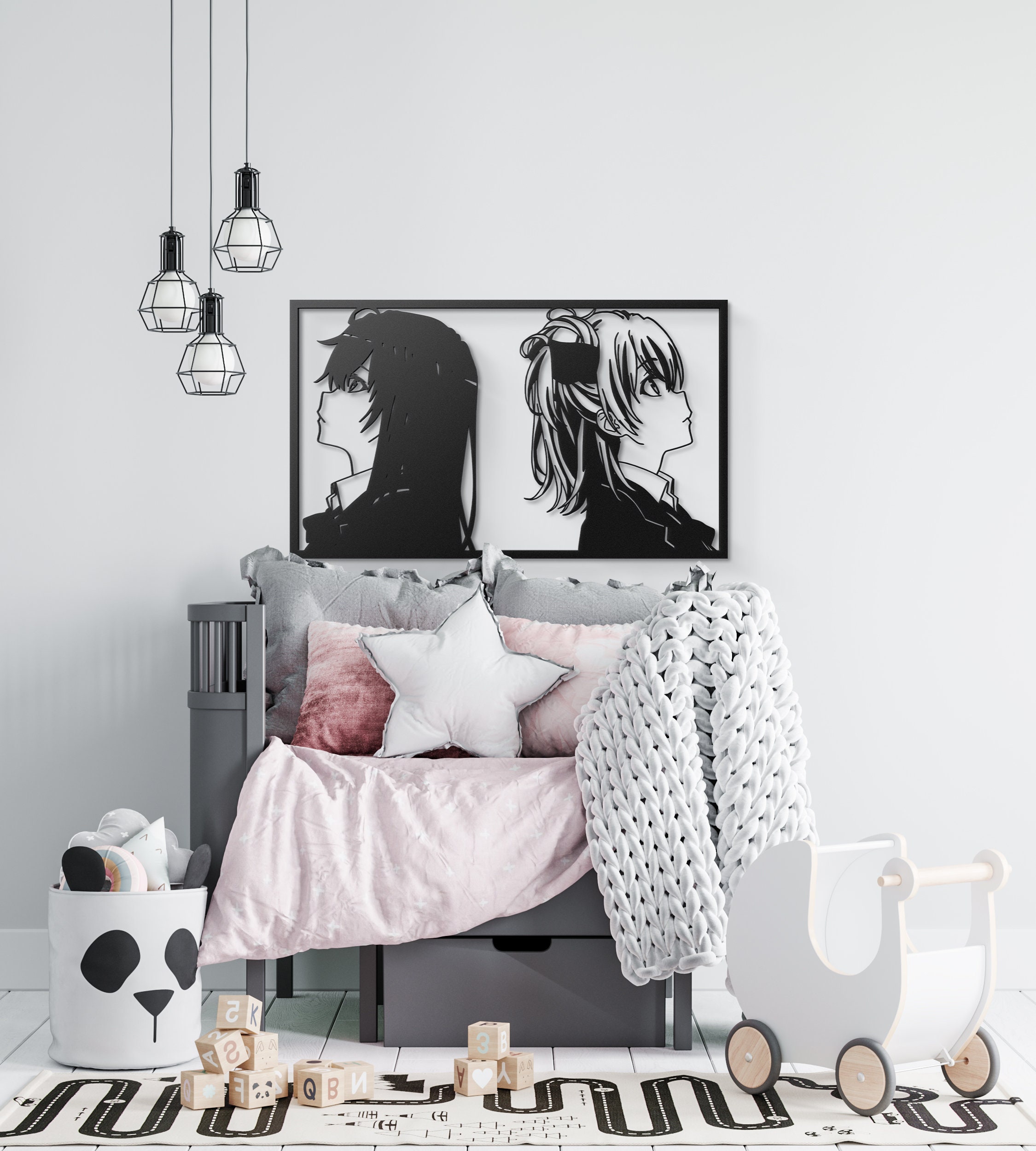 Anime Wall Art Anime Wall Decor - Etsy