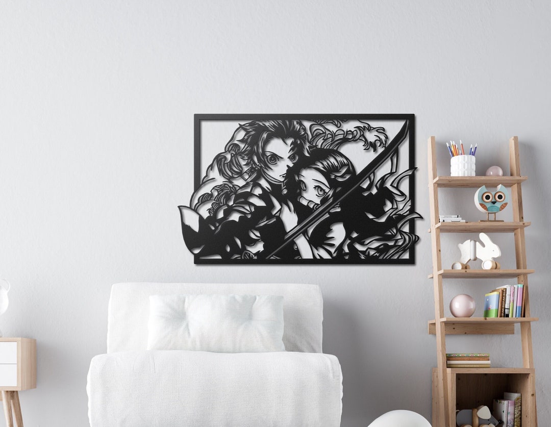 Anime Wall Art Anime Wall Decor - Etsy