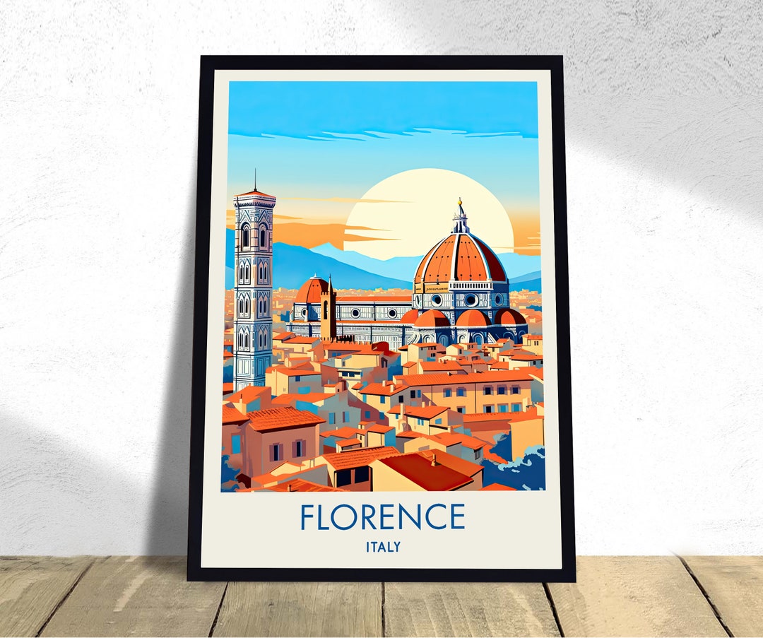 Florence Poster Florence Art Italy Poster Florence Print - Etsy