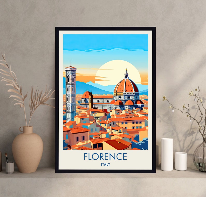 Florence Poster Florence Art Italy Poster Florence Print - Etsy