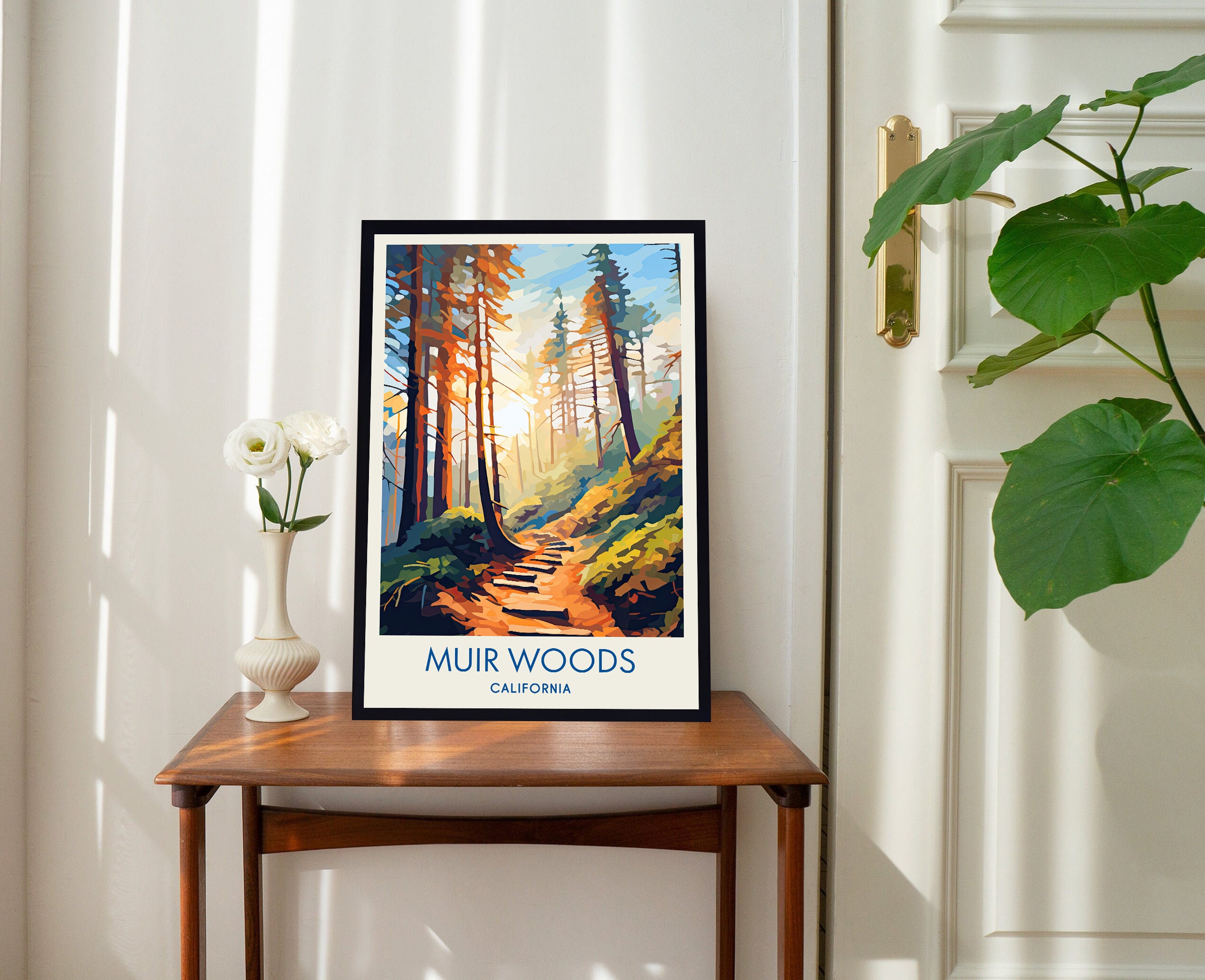 Muir Woods Poster Muir Woods Print California Poster Muir - Etsy