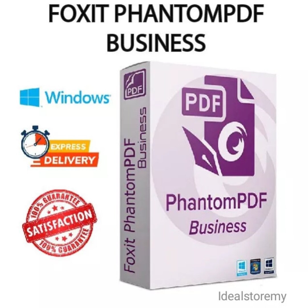 Foxit Phantom PDF Bussiness For Windows Etsy Australia