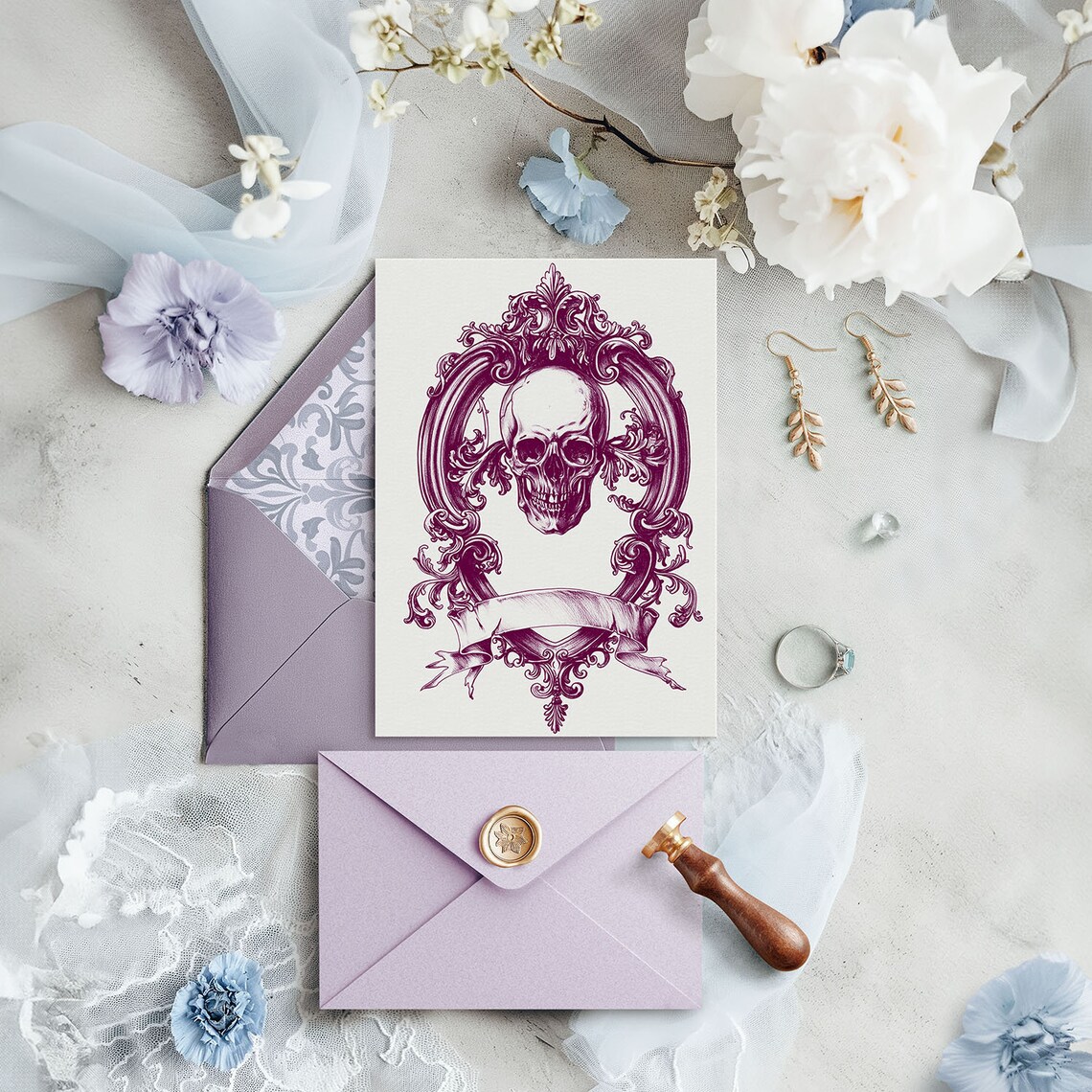 Baroque Skull Frame template Crest PNG Clipart Victorian Gothic Rococo ...