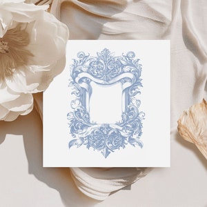 Baroque Scrolls template Crest PNG Clipart Ribbon Bow Banner Rococo ...
