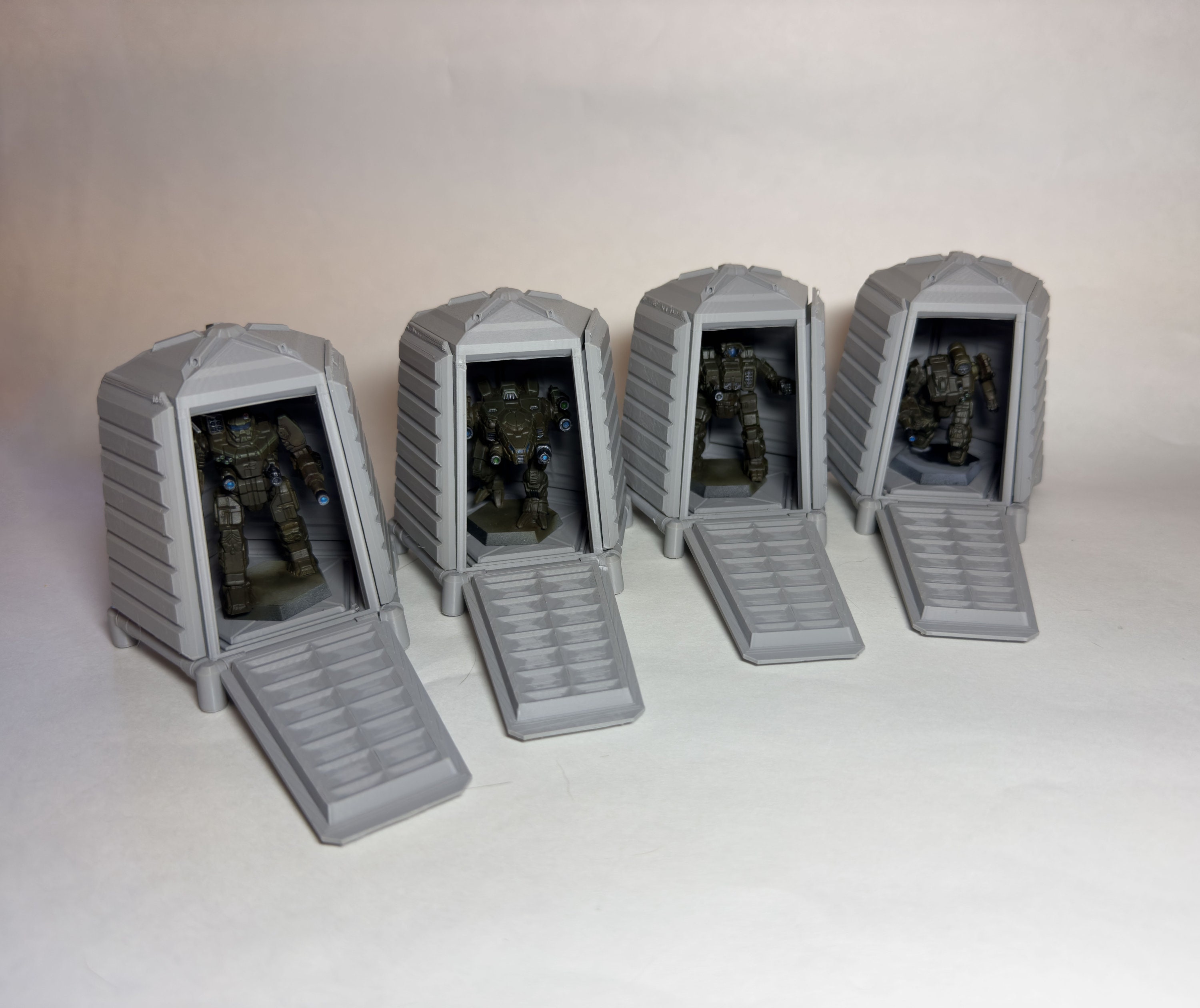 Planetary Drop Pods Mechascale Models set of 4 - Etsy