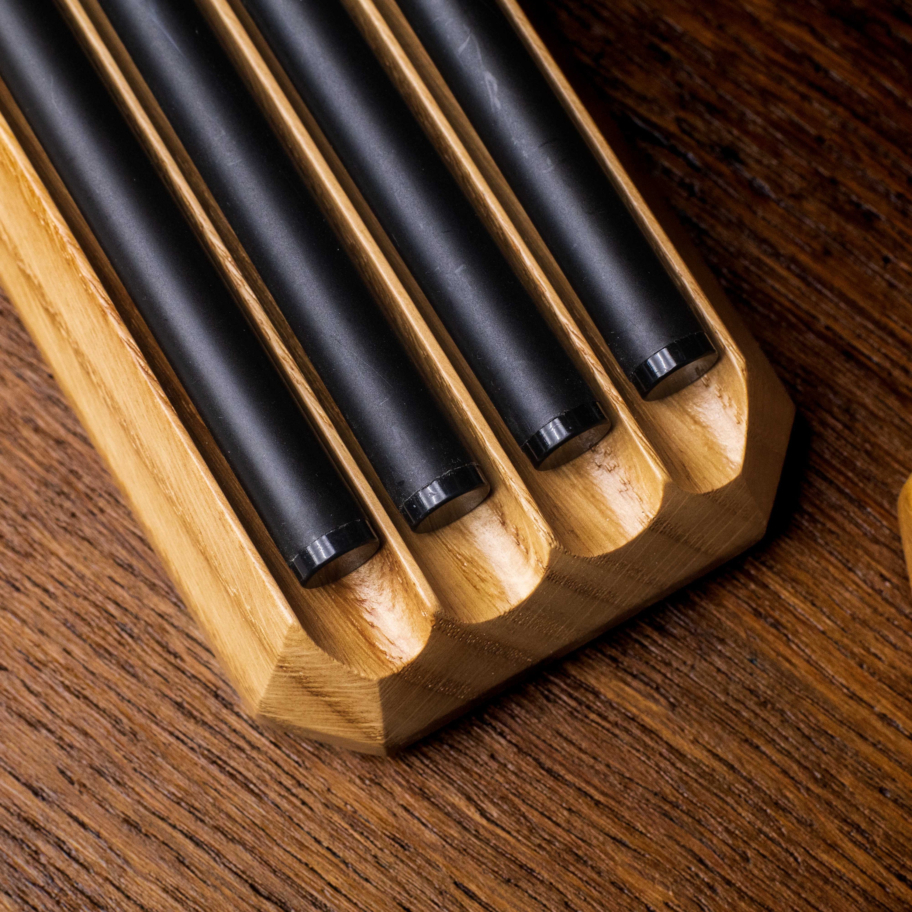 Stylish Wooden Pen Tray for Desk Setup, Perfect Gift for Fathers Day ...